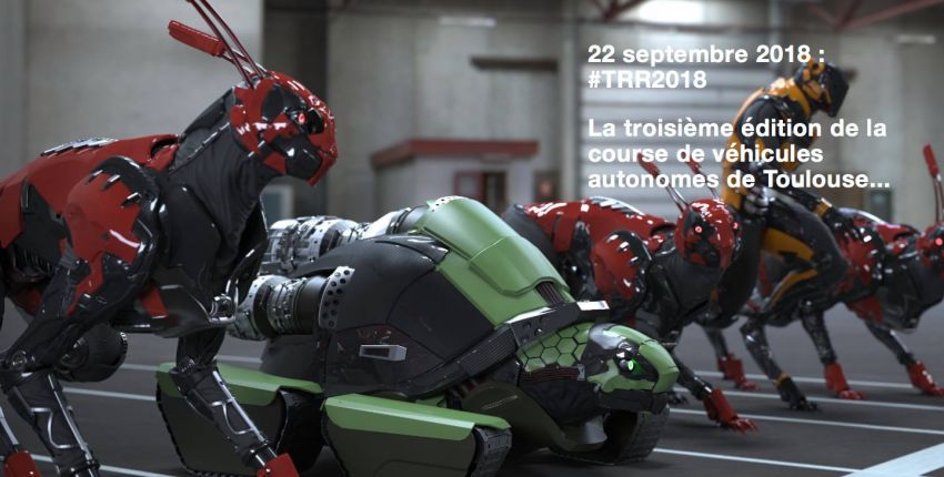 Course de Robots devant le Quai des Savoirs à Toulouse | Kidiklik